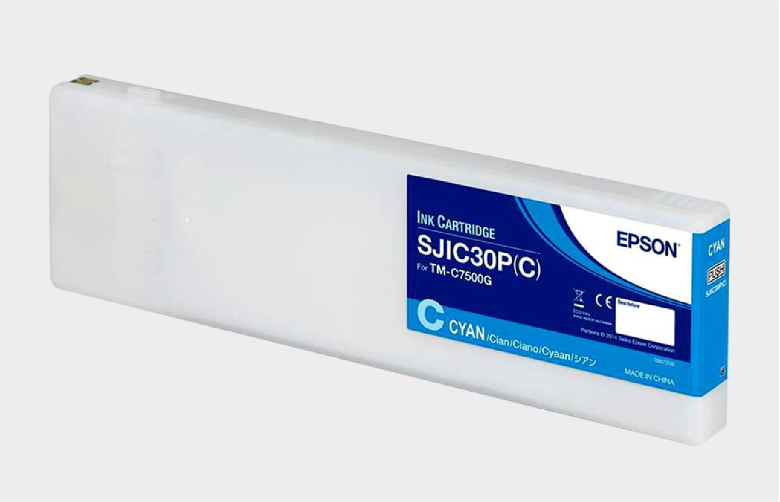 Cyan Epson C7500 Ink Cartridge - Magnum Materials - Labelling Made Easy